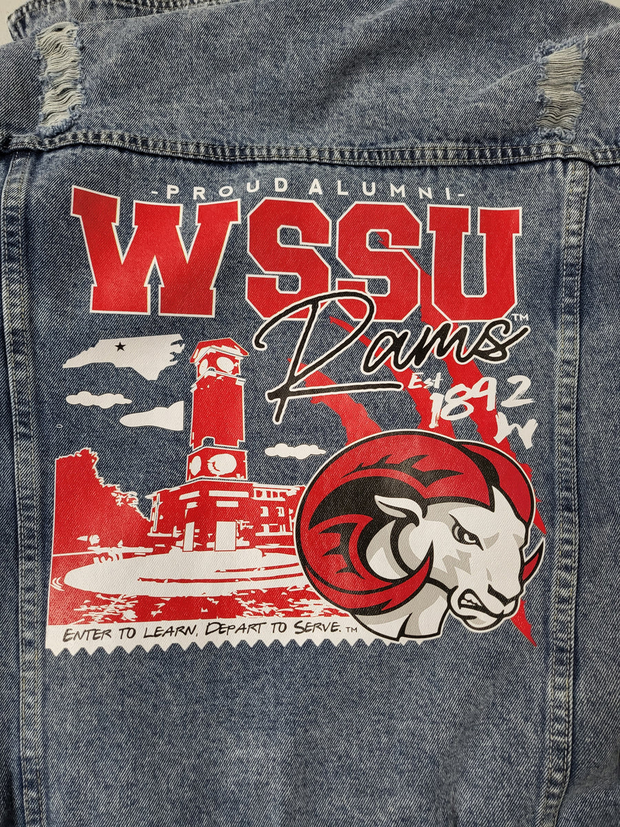 Love My WSSU Denim Jacket – Theuniversitycloset