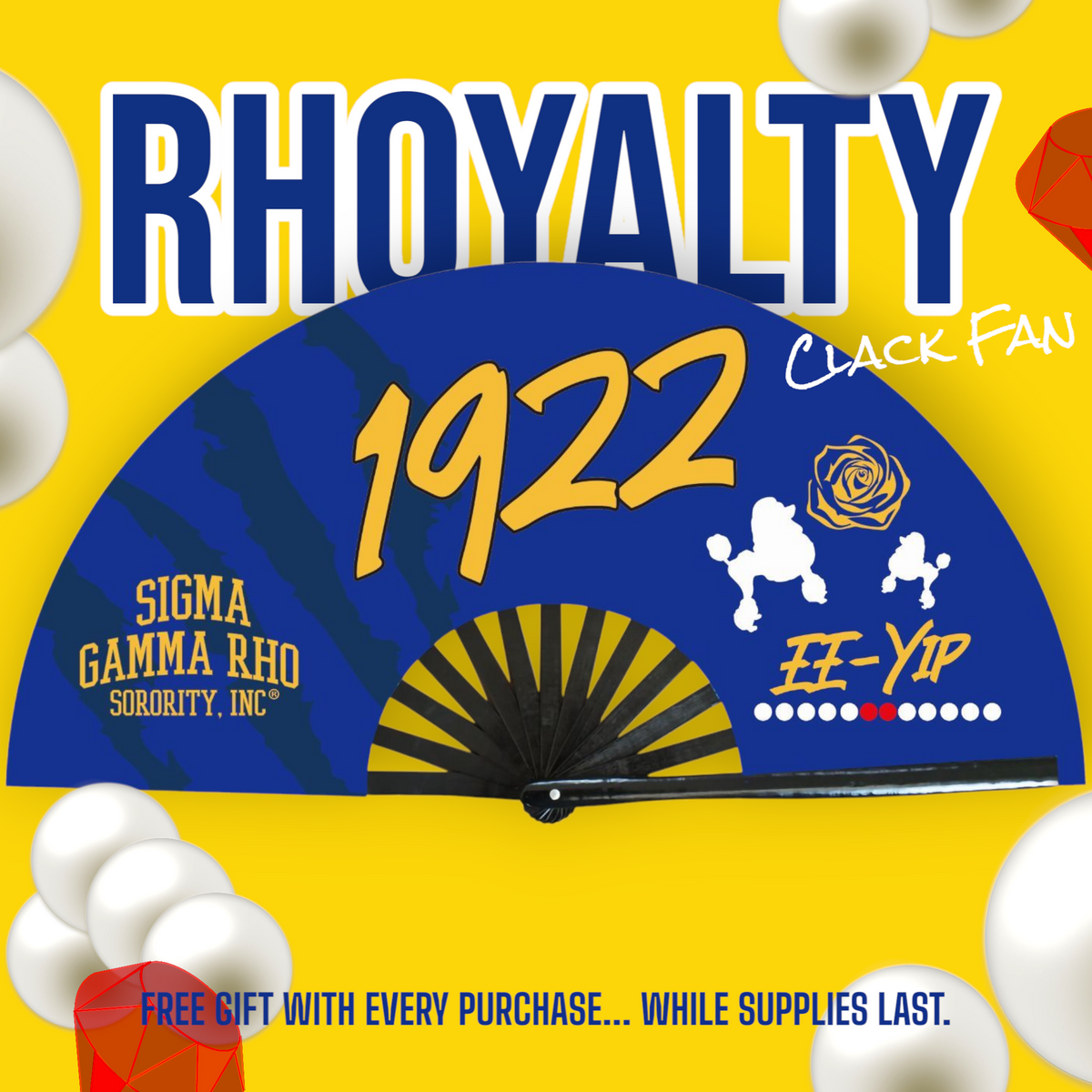 Sigma Gamma Rho Clack Fan – Theuniversitycloset